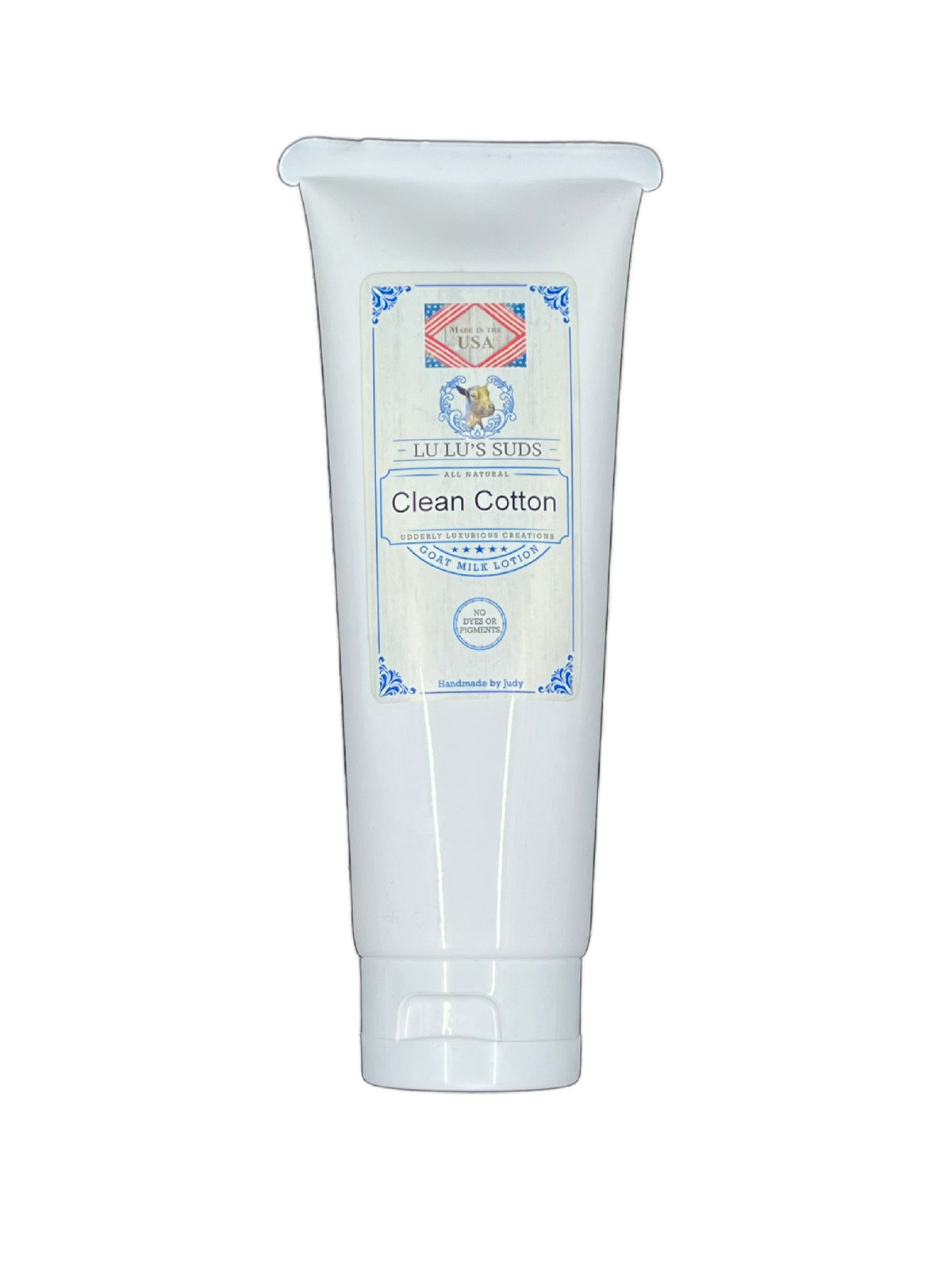 Clean Cotton Goat Milk Lotion 8 oz. | Lu Lu's Suds