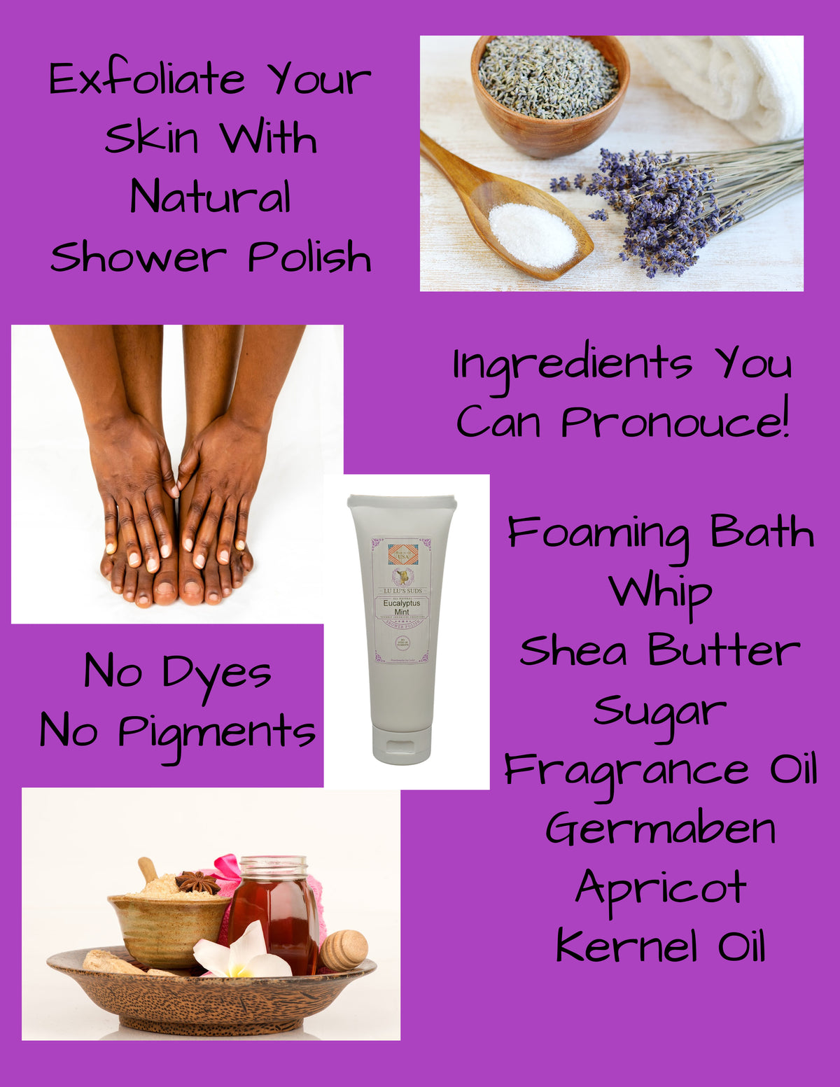 Acqua Di Eli Body Shower Polish 4 oz. | Lu Lu's Suds